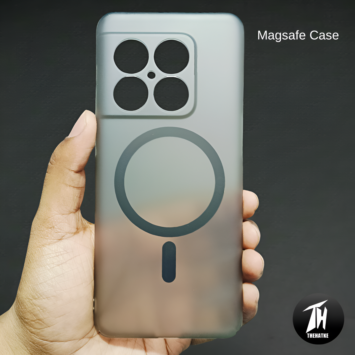 Black Paper Matte Magsafe Case for Oneplus 10 Pro – The Hatke