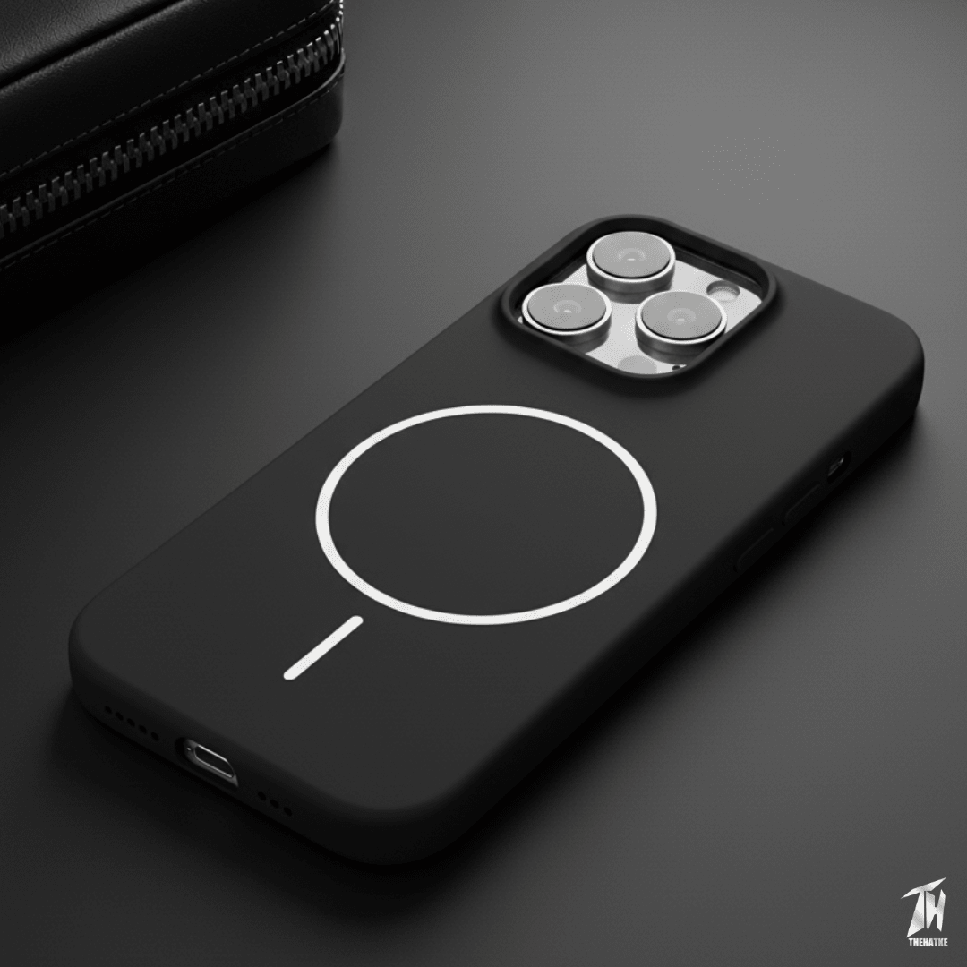 CAVEN Black(OC) Silicone case for Apple Iphone 16 Pro – The Hatke