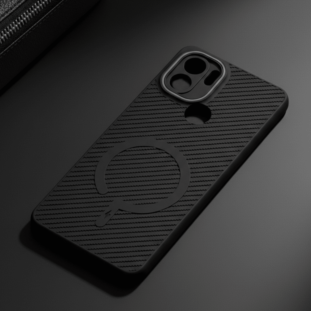 Gripon Black (Grey RING)Silicone Case for POCO C51 – The Hatke