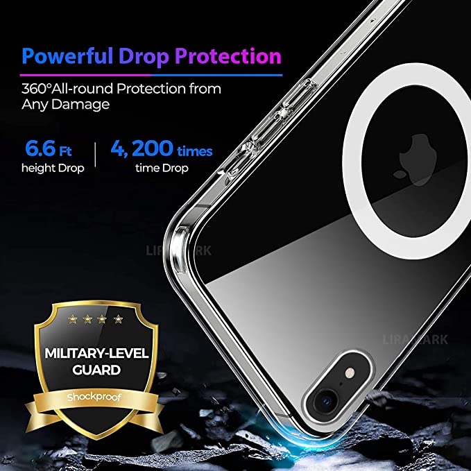 MagSafe Clear Transparent Silicone case for Apple iphone Xr – The Hatke