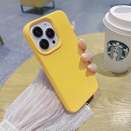Yellow Original Silicone case for Apple iphone 16 Pro Max – The Hatke