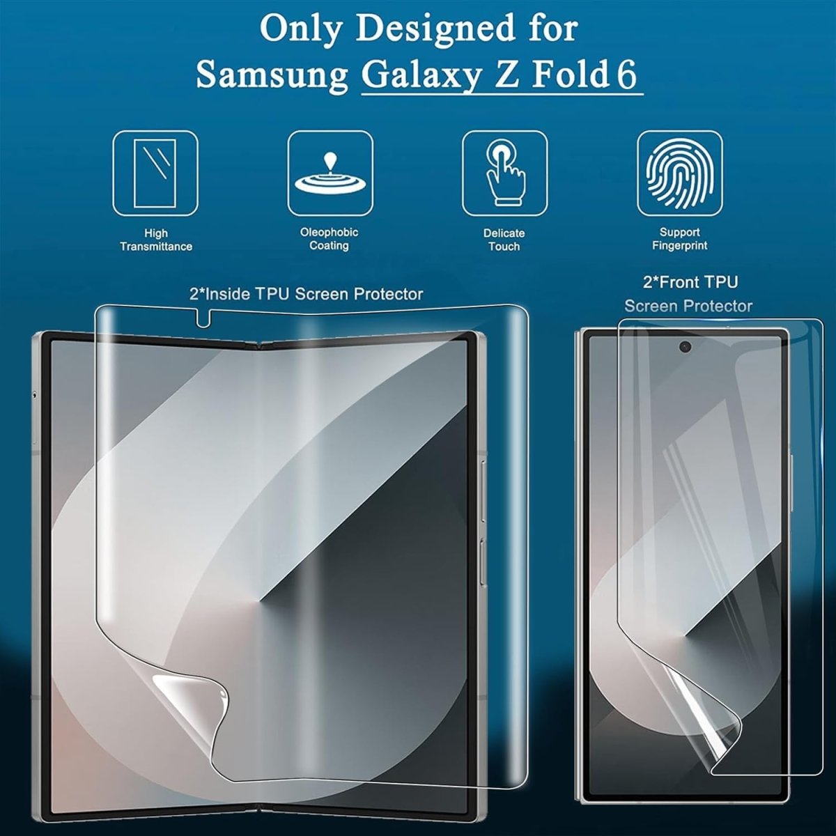 Screen and body Protector for Samsung Galaxy Z Fold 6 – The Hatke