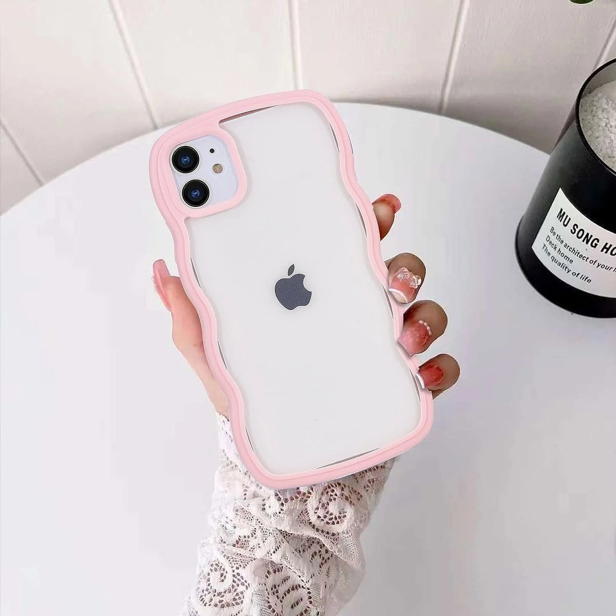 Pink Zig Zag Frame Silicon Case for Apple Iphone 11 – The Hatke