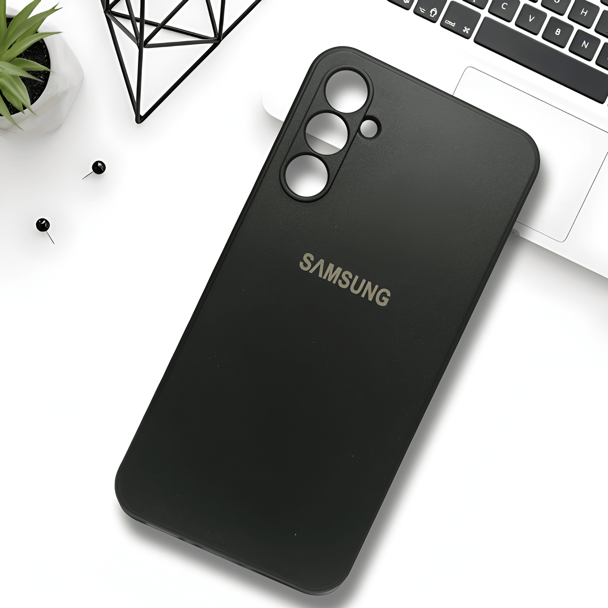 Black Candy Silicone Case for Samsung A36 – The Hatke