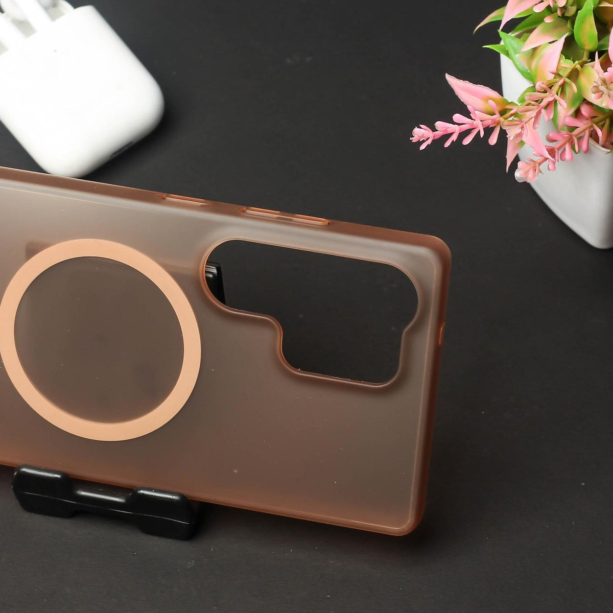 Natural Titanium Paper Matte Magsafe Case for Samsung S25 Ultra – The Hatke
