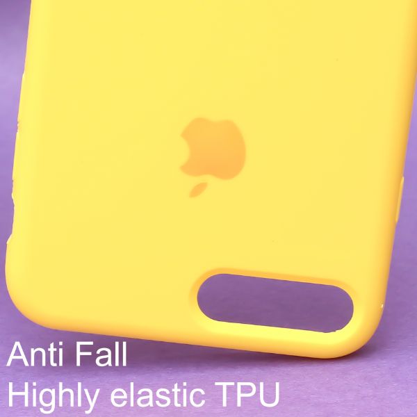 Yellow Original Silicone case for Apple iphone 8 Plus – The Hatke