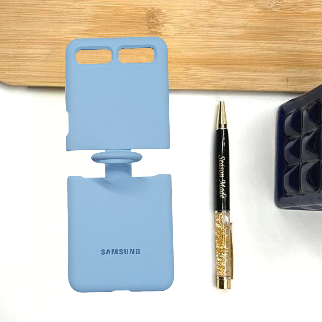 Light Blue Original Silicone case for Samsung Galaxy Z FLIP – The Hatke