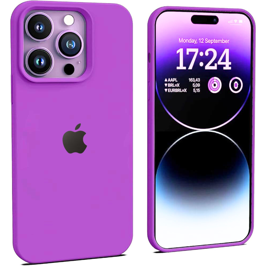 Voilet Original Silicone case for Apple iphone 13 Pro Max – The Hatke