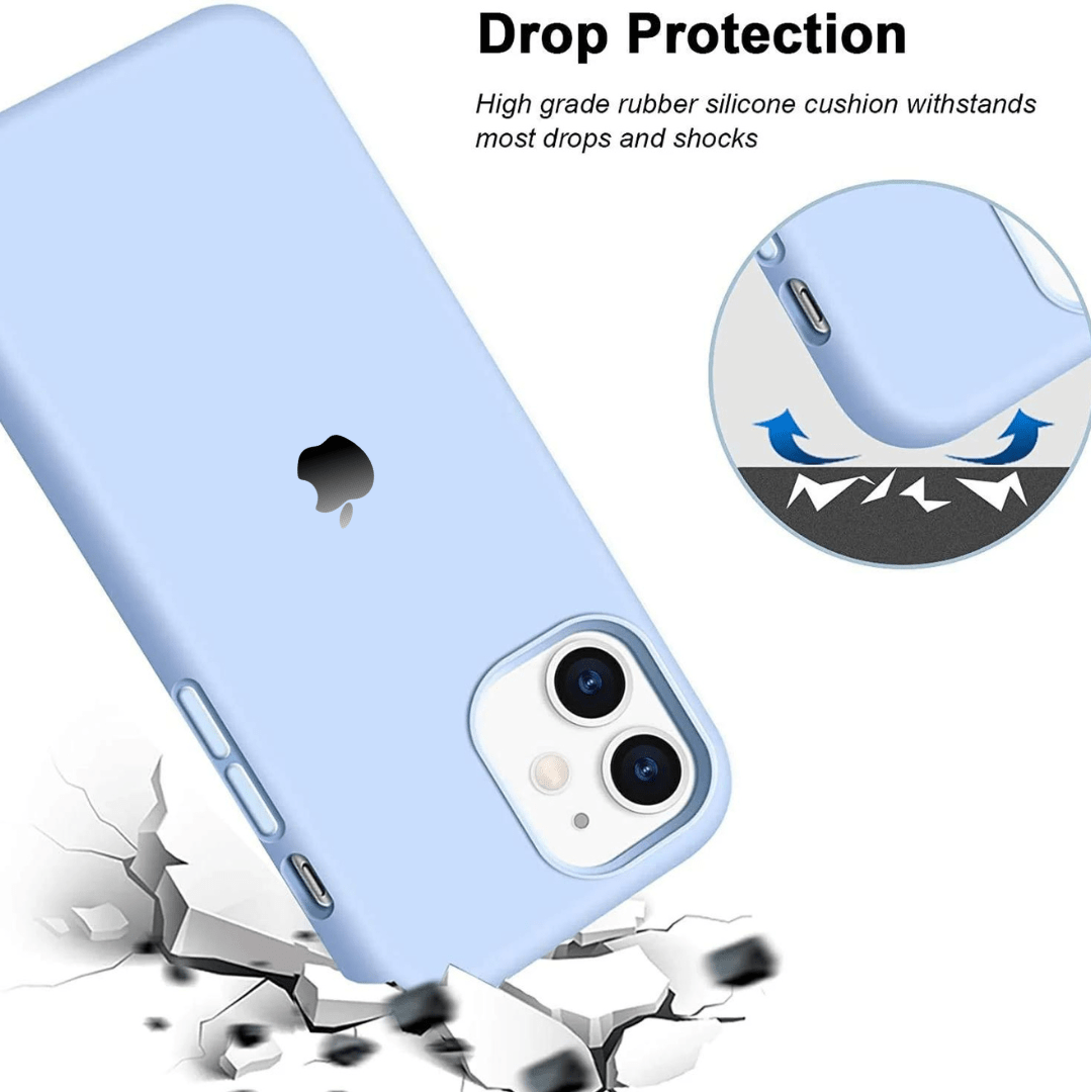 Cloud Blue Original Silicone Case for Apple iphone 12 – The Hatke