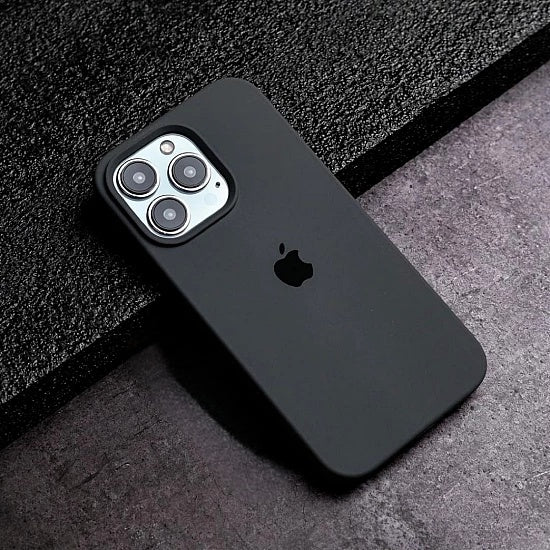 Grey Original Silicone case for Apple Iphone 14 Pro Max – The Hatke