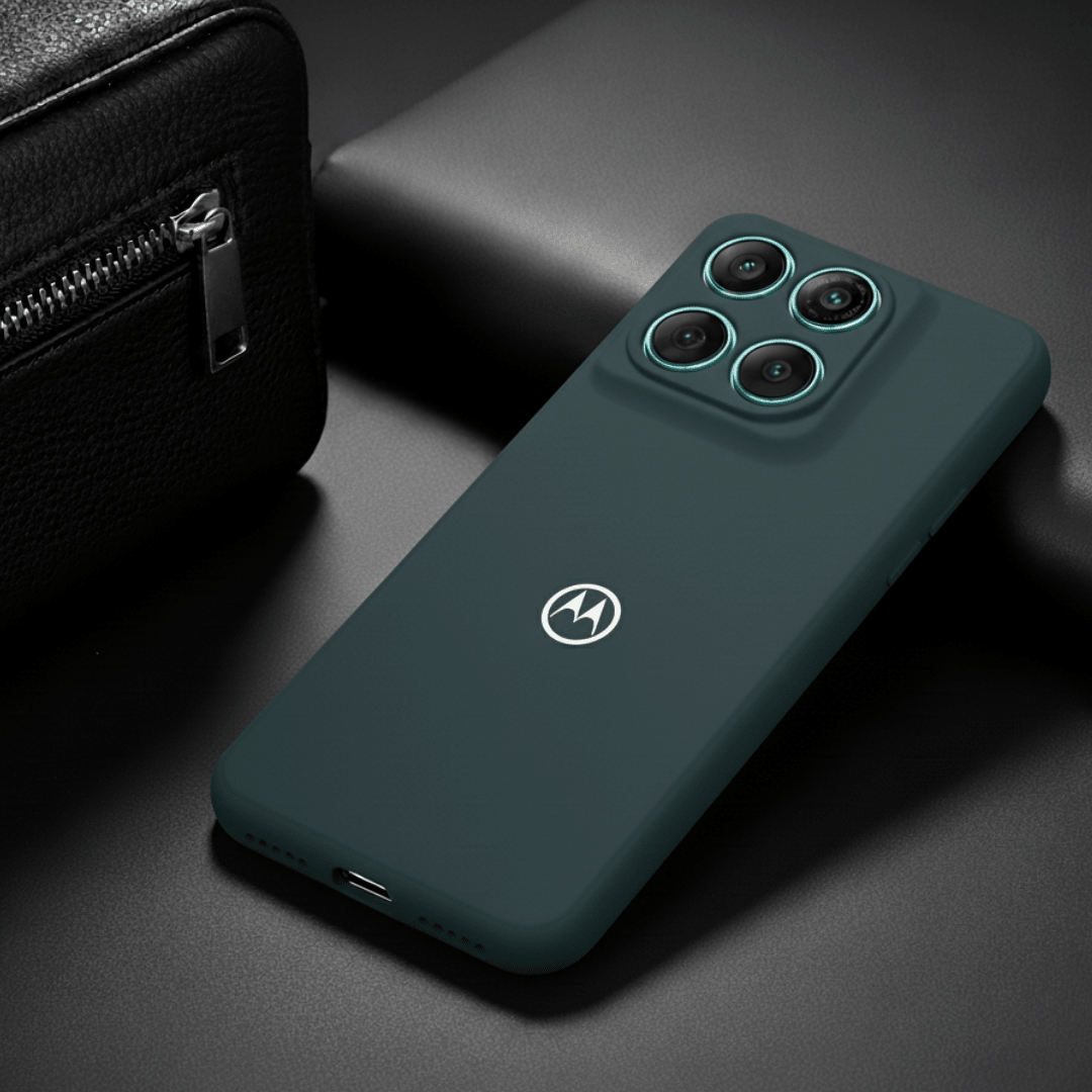 Dark Green Candy silicone Case for Motorola G86 – The Hatke