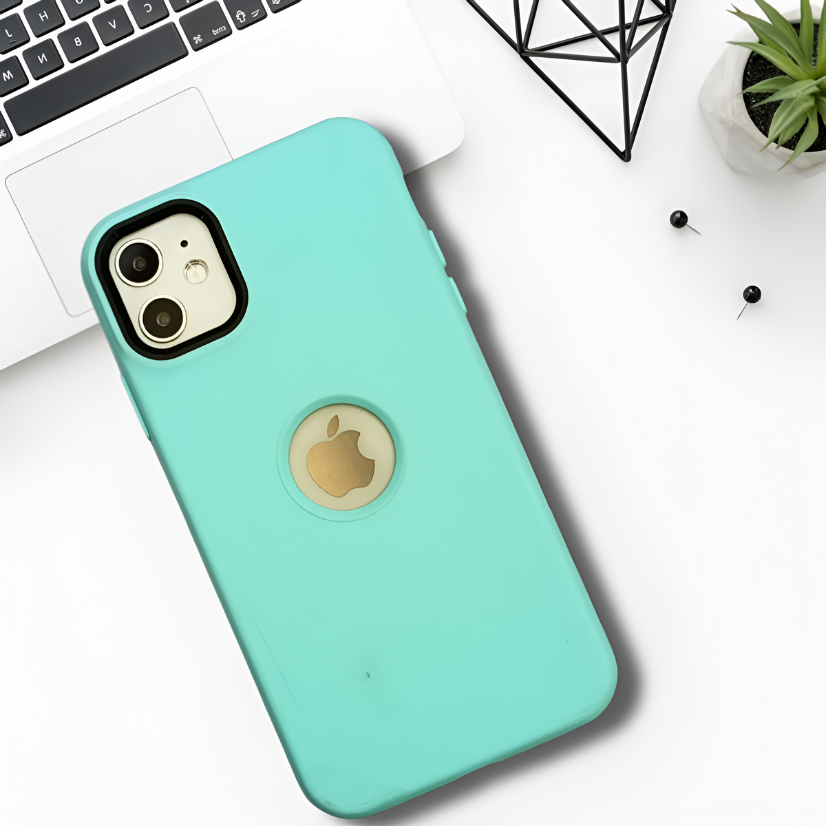 Spoov Light Blue Silicone Case for Apple iphone 12 – The Hatke