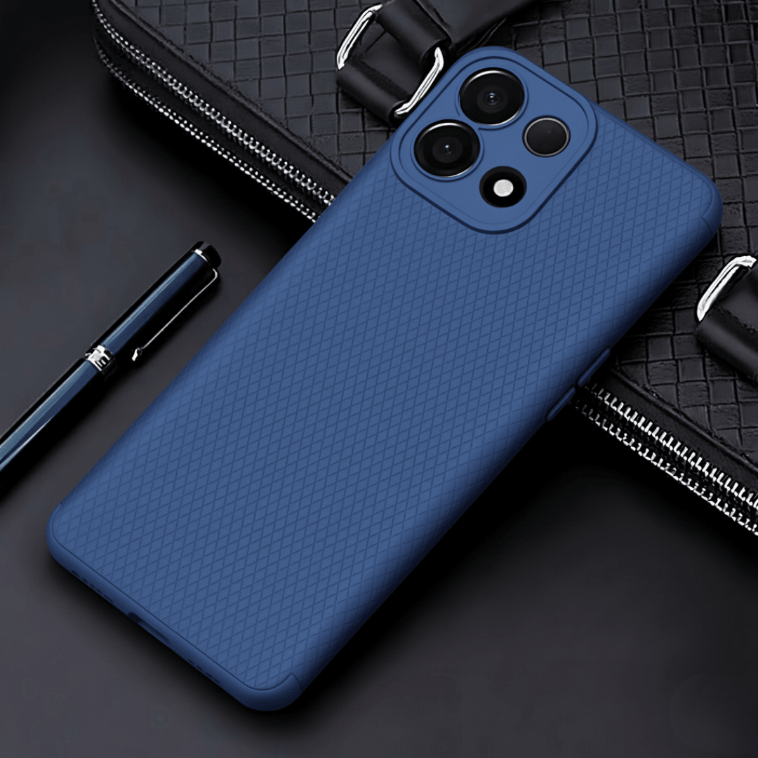 Dark Blue Line Wave Silicone Case for Oppo K13 – The Hatke