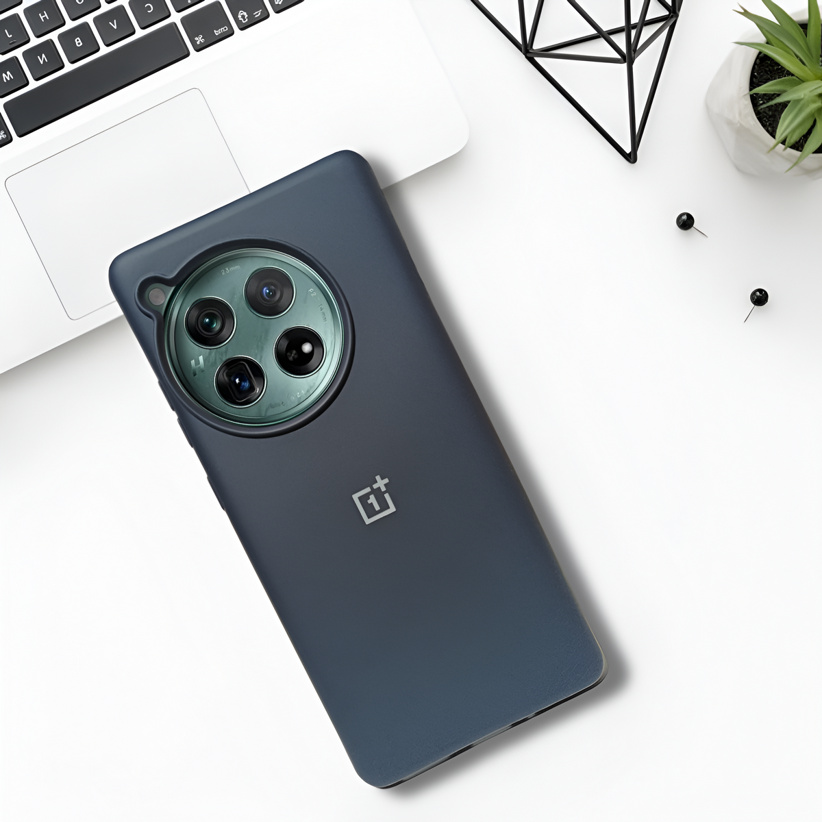 Dark Blue Original Silicone case for Oneplus 12R – The Hatke
