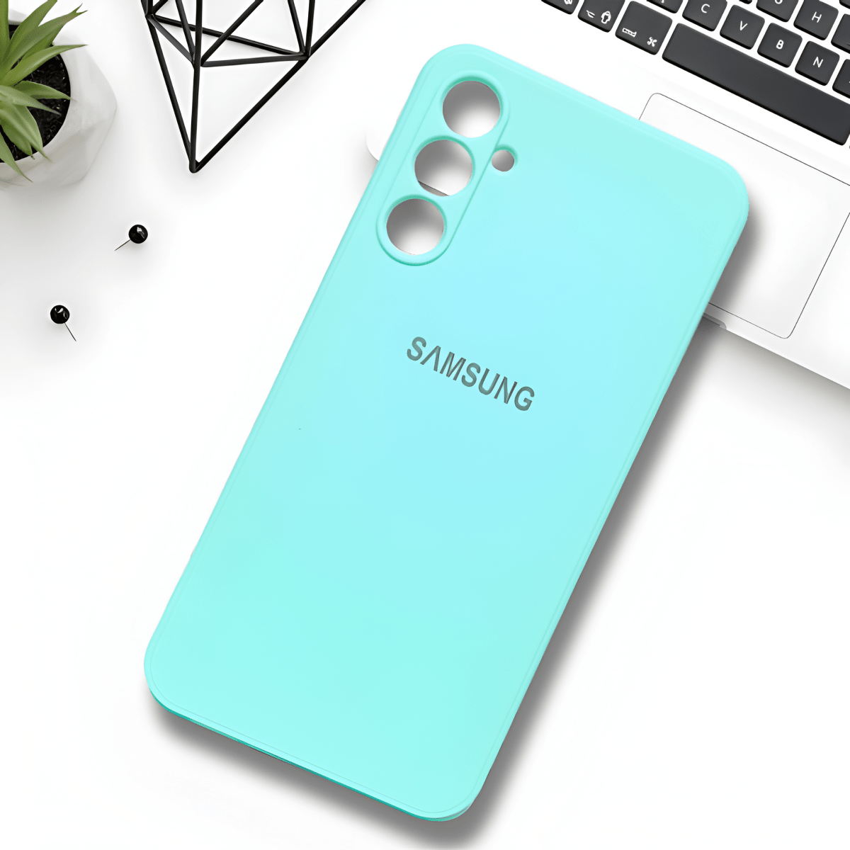 Light Blue Candy Silicone Case for Samsung S24 FE – The Hatke
