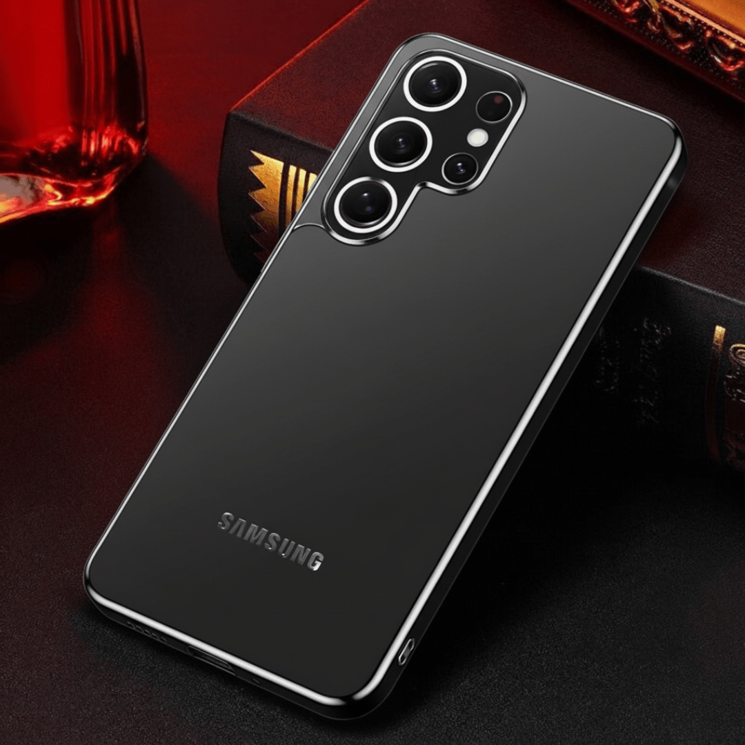 Orix Black Matte Case for Samsung S25 Ultra – The Hatke